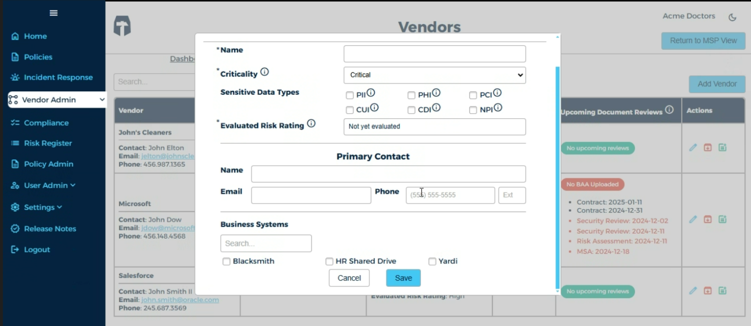 Blacksmith Infosec | Compliance-as-a-Service for MSPs – Compliance simplified with a MSP focused ...